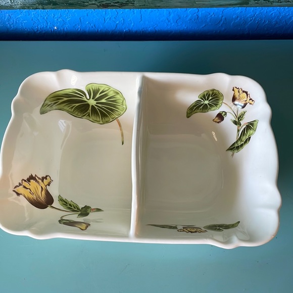Crooksville | Dining | Vintage Iva Lure By Crooksville Divided Serving ...